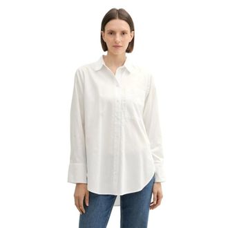 Tom Tailor Damen, Blusen & Hemden, Wei&szlig;, LGr&ouml;&szlig;e
