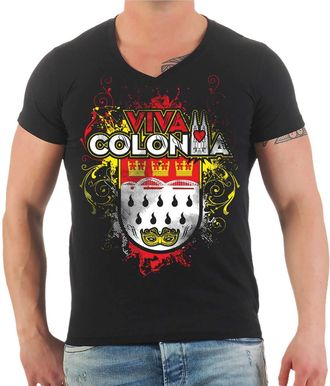 Spass Kostet Herren Tshirt K&ouml;lle K&ouml;ln Viva Colonia Fasching Karneval Gr&ouml;&szlig;e S - 5XL