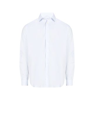 Au Printemps Paris Au printemps paris - gestreiftes baumwollhemd - blau