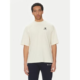 Champion T-Shirt 221257 &Eacute;cru Regular Fit