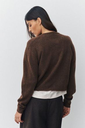 Next Cardigan Strickjacke mit Rundhalsausschnitt (1-tlg)