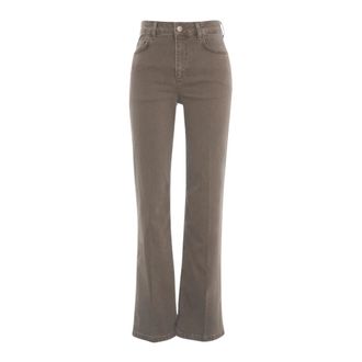 Liu Jo Pant Straight Glam H.w. - - Jeans - Damen - Braun - W28
