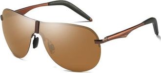 Generic Lunettes De Soleil Polaris&eacute;es For Hommes, &Agrave; La, For F&ecirc;te, Vacances(Brown)