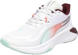 Puma Femme PWR Hybrid TR WNS Chaussure athl&eacute;tique Tout Sport, Blanc Rubis Scintillant Menthe Fondue Rouge &eacute;clatant, 37 EU