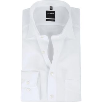 Olymp Chemise Luxor Coupe Moderne Blanc