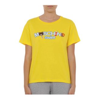 Moschino Damen Underbear Toy T-Shirt - - Tops - Damen - Gelb - M