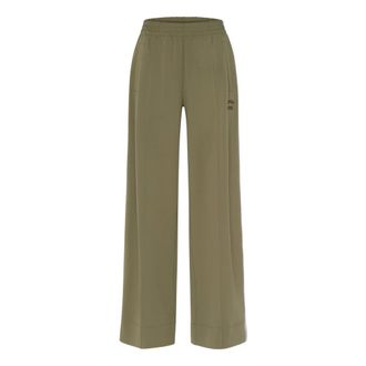 Marc Aurel Femme, Pantalons, Vert, Taille: 44 FR Wide Pantalons