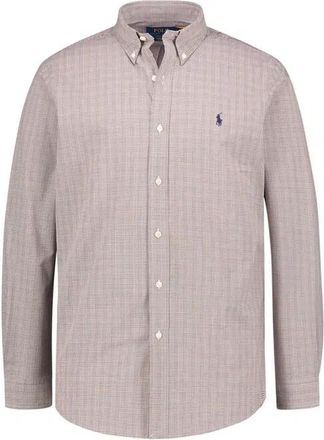 Polo Ralph Lauren Herren Hemd braun Baumwoll-Stretch