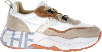 Voile Blanche Femme, Chaussures, Beige, Taille: 40 EU Club105 Baskets