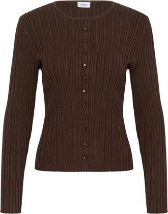 Saint Tropez Cardigan - Femme - Pulls - Brun - Taille: 46 FR