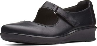 Clarks Damen Hope Henley Slipper, Schwarz Black Leather, 39 EU