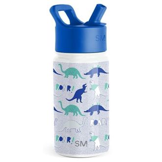 Simple Modern Bouteille dEau pour Enfants avec Paille | Gobelet Thermique en Acier Inoxydable Isol&eacute; R&eacute;utilisable pour Gar&ccedil;ons et Filles | Summit Collection | 415ml 