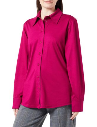 Seidensticker Damen Regular Fit Langarm Bluse, Rosa, 38 EU
