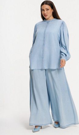 Yoek Blusentop Damen Bluse Flare Fit