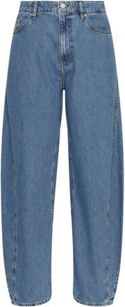Moss Copenhagen Loose-fit Jeans - - Jeans - Damen - Blau - XS