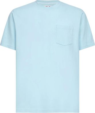 MC2 Saint Barth Homme, Tops, Vert, Taille: L T-shirt &agrave; col rond et poche poitrine