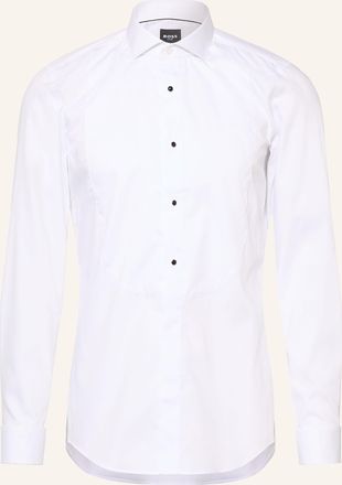 HUGO BOSS Hemd Hank Slim Fit weiss