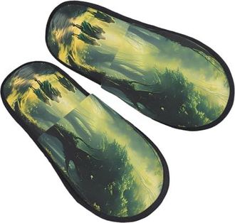 Generic Slippers Fleur De Chapeau De Thanksgiving Doux Pantoufles Épais Pantoufles En Coton Pour De Camping Chambre Outdoor L