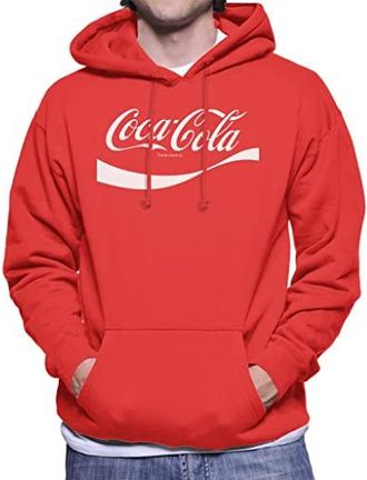 Coca Cola Ware Coca Cola 1941 Logo Mens Hooded Sweatshirt