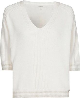 Marie M&eacute;ro Femme, Pulls, Beige, Taille: 46 FR Pull V-neck