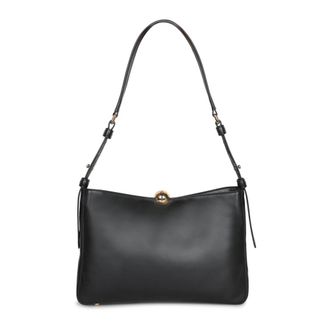 Furla Femme, Sacs, Noir, Taille: ONE Size Élégant Sac en Cuir Noir