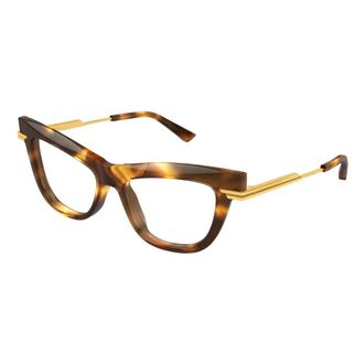 Bottega Veneta Stylische Brille Bv1266O in Schwarz - - Accessories - Damen - Braun - 51 MM