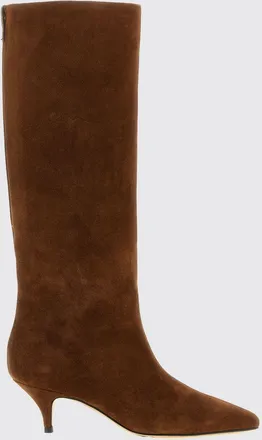 Fabiana Filippi Bottes hautes en daim avec talon moyen