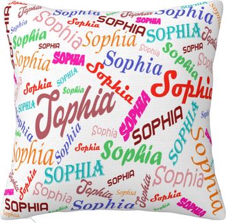 Generic Kissen mit Foto Bedrucken Lassen Doppelseitig Kissenbezug Selbst Gestalten mit Name Text Kissen personalisiert Optional mit F&uuml;llung lustige Geschenke 