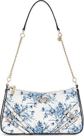 Guess Bramina Top Zip Shoulder Bag Floral Multi