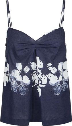 Iceberg Femme, Tops, Bleu, Taille: 38 FR Haut Coupe Confort