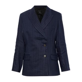 Anine Bing Aretha Blazer - - Jackets - Damen - Blau - XS