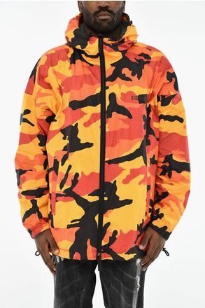 Dsquared2 Camouflage Nylon Jacket with Hood Gr&ouml;&szlig;e Xl