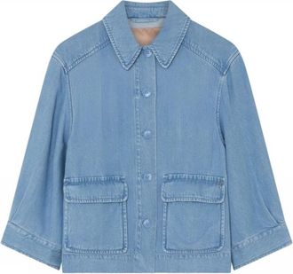 Gustav Femme, Vestes, Bleu, Taille: 38 FR Veste en jean