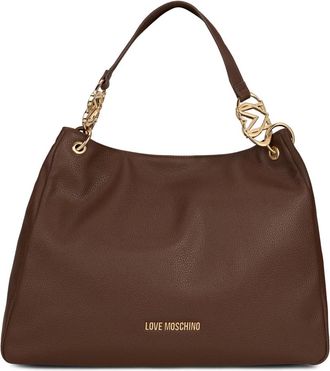 Love Moschino Sac &agrave; main avec poign&eacute;e sup&eacute;rieure - Femme - Sacs - Brun - Taille: ONE Size
