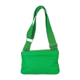 Bottega Veneta Pre-owned Cuir sacs-ports-paule - Femme - Pre-owned - Vert - Taille: ONE Size