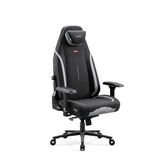 Diablo Ergonomischer Gaming Stuhl Stoff X.Eye Prime Pc Stuhl mit Magnet-Kopfst&uuml;tze Gaming Sessel K&uuml;hlfunktion Gaming Stuhl Ergonomisch Strapazierf&auml;higer Stof