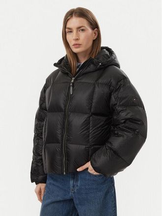 Tommy Hilfiger Daunenjacke WW0WW51517 Schwarz Relaxed Fit