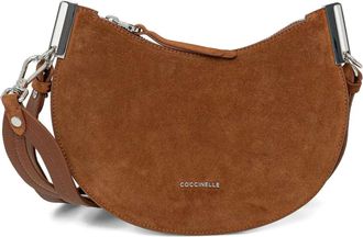 Coccinelle Femme, Sacs, Brun, Taille: ONE Size Sunup Sac Bandouli&egrave;re en Su&egrave;de