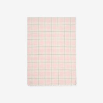 Burberry &Eacute;charpe large en laine et soie m&eacute;lang&eacute;es Check