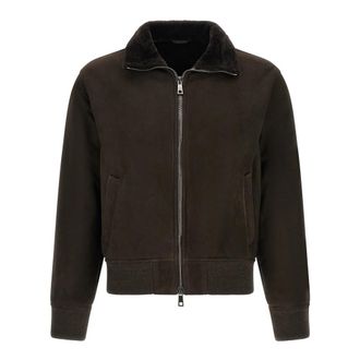 Giorgio Brato Wildleder Bomberjacke - - Jackets - Herren - Braun - M