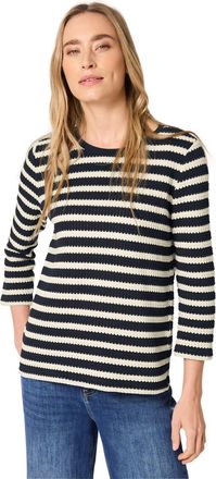 Street One Gestreiftes Shirt Shadowed Navy 38