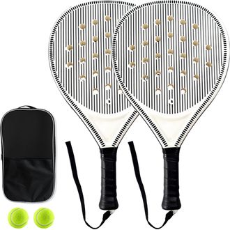 Generico Padera Tennisschläger für den Strand, Tennisschläger mit optimierter Luftzirkulation, geeignet für Kinder, Erwachsene, Reisen im Freien