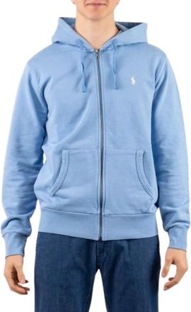Ralph Lauren Homme, Sweatshirts et sweats &agrave; capuche, Bleu, Taille: XL Zip-through SweaT-shirt