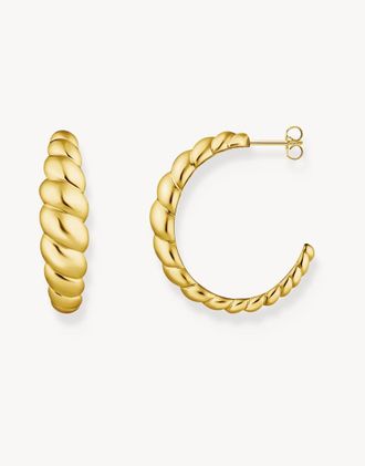 Thomas Sabo Vergoldete Creolen in Goldoptik