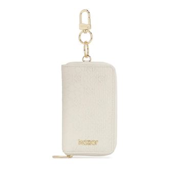 Kazar Wei&szlig;e Lederkartenh&uuml;lle mit gepr&auml;gtem Motiv - - Accessories - Damen - Wei&szlig; - ONE SIZE