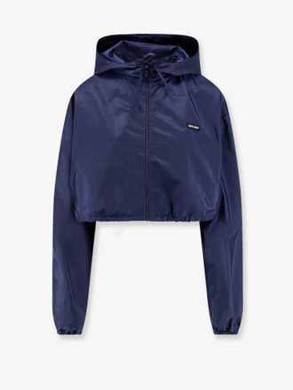 Miu Miu Cropped recycled nylon jacket - MIU MIU - gender_Woman