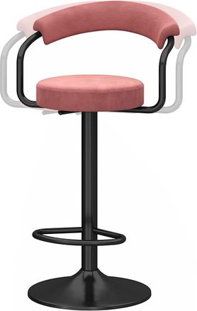 Generic Drehbare Barhocker aus Samt, h&ouml;henverstellbar, Tresenhocker, Barst&uuml;hle f&uuml;r die Fr&uuml;hst&uuml;cks- und K&uuml;chenbar, Belastbarkeit 136 kg