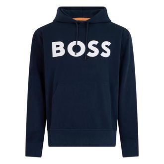 HUGO BOSS Homme, Sweatshirts et sweats &agrave; capuche, Bleu, Taille: S Sweat &agrave; capuche en coton