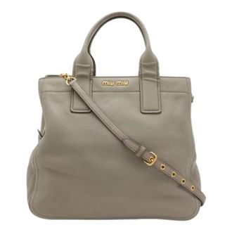 Miu Miu Pre-owned Tote Bag - - Pre-owned - Damen - Grau - ONE SIZE