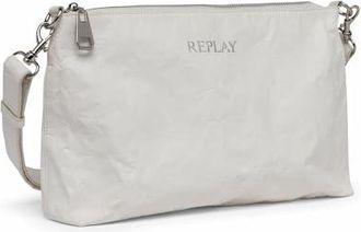 Replay Sac à main pour femme en simili cuir, Optical White 001 (blanc), taille unique